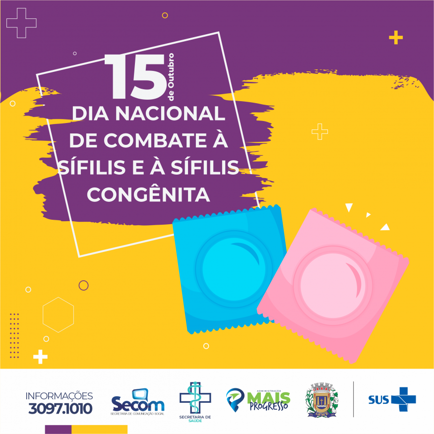 Dia Nacional De Combate à Sífilis E à Sífilis Congênita Prefeitura