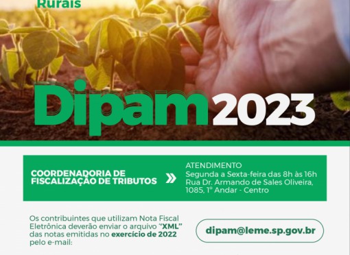 DIPAM “A” – Prefeitura prestará auxílio aos produtores rurais de Leme ... DIPAM “A” – Prefeitura prestará auxílio aos produtores rurais de Leme ...