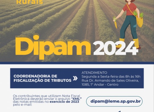 DIPAM “A” – Prefeitura prestará auxílio aos produtores rurais de Leme ... DIPAM “A” – Prefeitura prestará auxílio aos produtores rurais de Leme ...